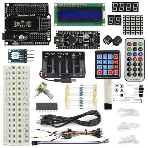 Sainsmart Nano V3keypad Kit With Basic Arduino Projects