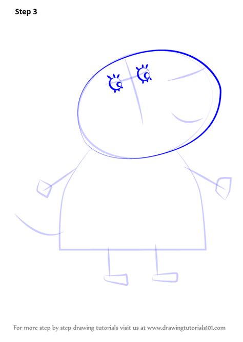 How To Draw Mrs Zebra From Peppa Pig Peppa Pig Step By Step