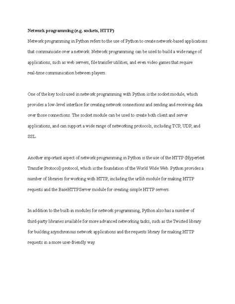 Python Learning Cp104 Week 4 Network Programming E Sockets