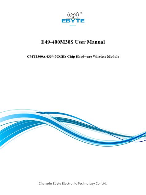E49 400m30s Usermanual En V11 Pdf Power Supply Electromagnetic