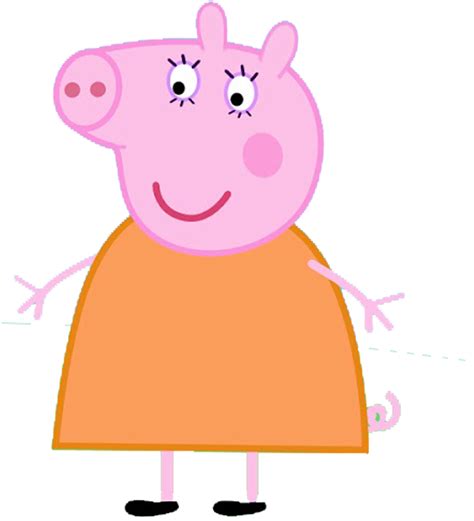 Download Mummy Peppa Pig Character Hd Png Download Vhv