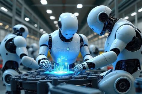 Cutting Edge Robotics Advancements In Artificial Intelligence Stock Illustration Illustration