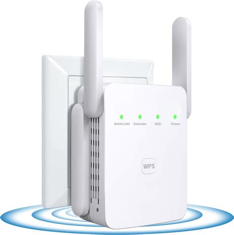 Amazon Com Extender WiFi 300Mbps Wi Fi Signal Booster Amplifier For Home Cover Up To 300sq Ft