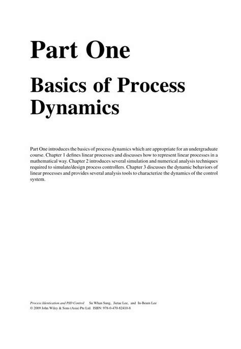 PDF Process Identification And PID Control Sung Process Identification And PID Control