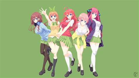 4k Anime Nino Nakano Miku Nakano Itsuki Nakano The Quintessential