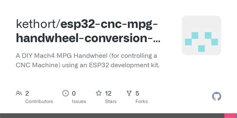 Esp32 Cnc Mpg Handwheel Conversion Mach4modbusmpglua At Master · Kethortesp32 Cnc Mpg