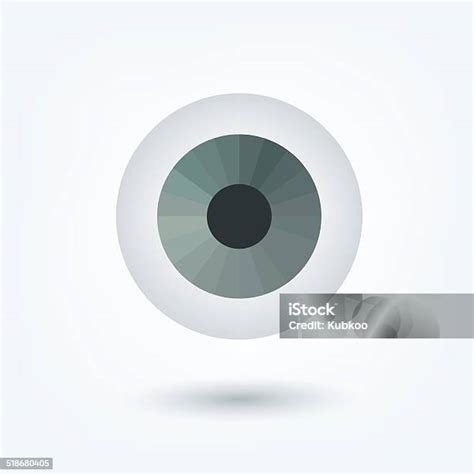안구 3 D 아이콘크기 벡터 팻말 디스트리토 모양 각막에 대한 스톡 벡터 아트 및 기타 이미지 각막 개성 개념 건강 진단 Istock
