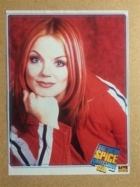 Spice Girls Geri Ex Scrapbook Original Vintage Magazine Poster R Eur Picclick It