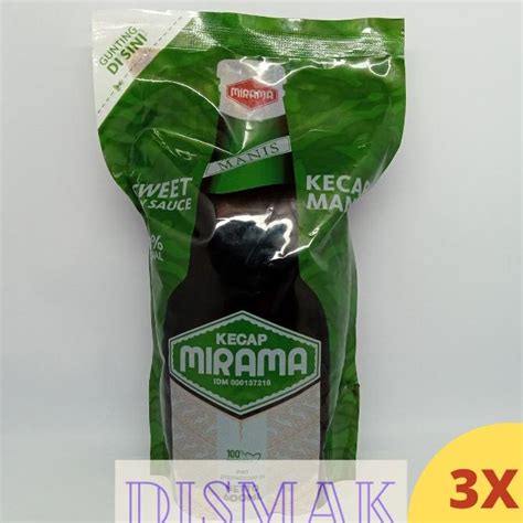 Jual Kecap Mirama 3 Pouch 600 Ml Shopee Indonesia