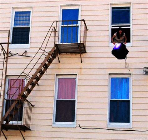Throwing A Tv Out Of The Window S Get The Best  On Giphy