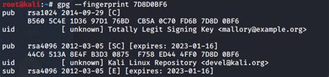 How To Fix EXPKEYSIG ED444FF07D8D0BF6 Invalid Signature Error In Kali Linux Logon2Tech