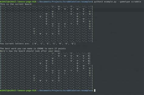 GitHub NikhilCBhat ScrabbleSolver A Scrabble Solver Which Reads The Current Game Board Using