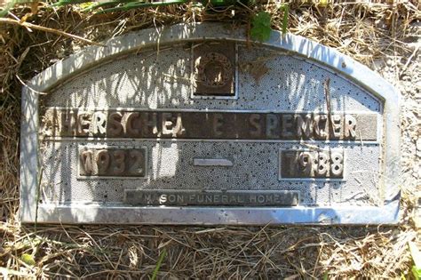 Herschel Eldon Spencer 1932 1988 Find A Grave Memorial