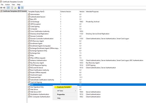 Workstation Authentication Certificate Template Sampletemplate My Id
