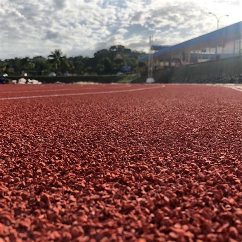 Synthetic Polyurethane System Running Track Polytrak® Runscape Sdn Bhd Sports Contractor For