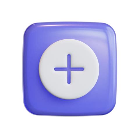 Premium Psd 3d Add User Interface Icons With Tile Cute Icons High Quality Render