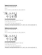 Factoring Polynomials Step By Step Guide For Babes Course Hero