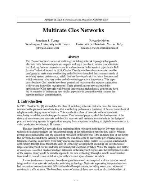 multirate clos networks pdf asynchronous transfer mode vertex