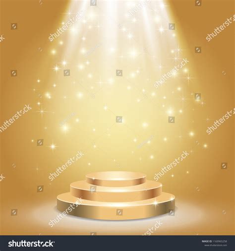 금색 바탕에 스포트라이트가 켜진 무대벡터 그림 스톡 벡터로열티 프리 1169965258 Shutterstock