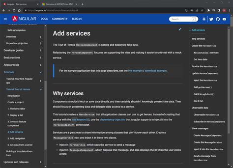 Docs Navigation Pane Indentations Of Topics Cluttered Overview · Issue 51524 · Angular