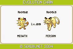 Meowth Evolution