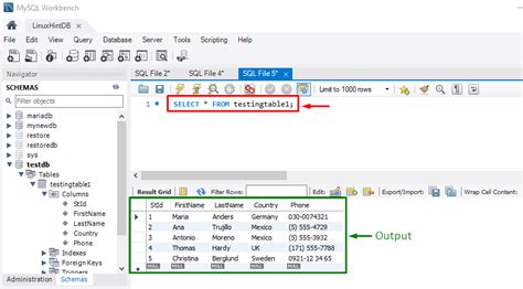 Mysql Workbench で複数の Sql クエリを実行する方法