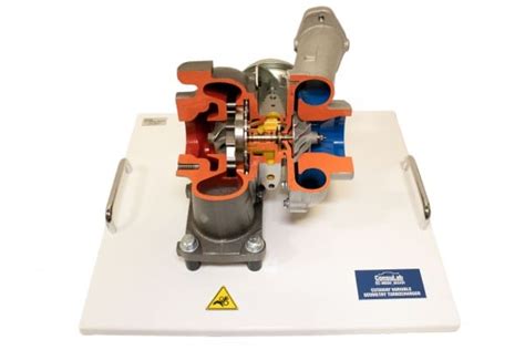 Cutaway Variable Geometry Turbocharger Toolkit Technologies