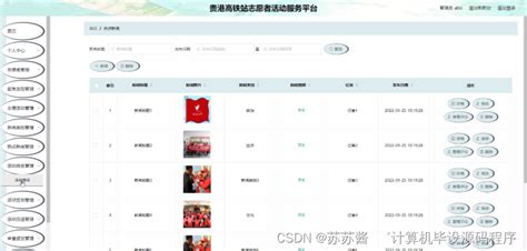 【附源码】java计算机毕业设计贵港高铁站志愿者服务平台（程序lw部署） Csdn博客