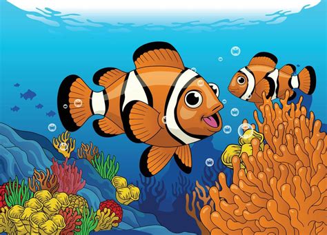 Nemo Cartoon Vector Art Icons And Graphics For Free Download