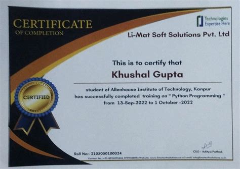 Khushal Gupta On Linkedin Python