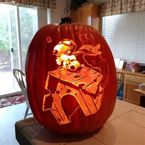 Snoopy Pumpkin Carving Patterns Free Printable
