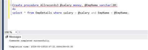How To Create Advanced Stored Procedures In Sql Server