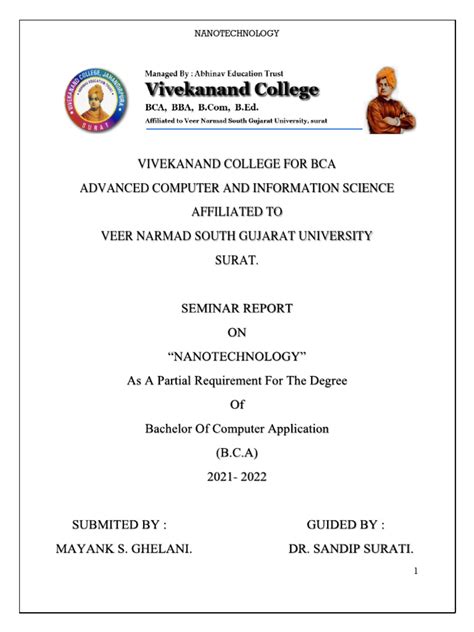 Nanotechnology Pdf Nanotechnology Engineering