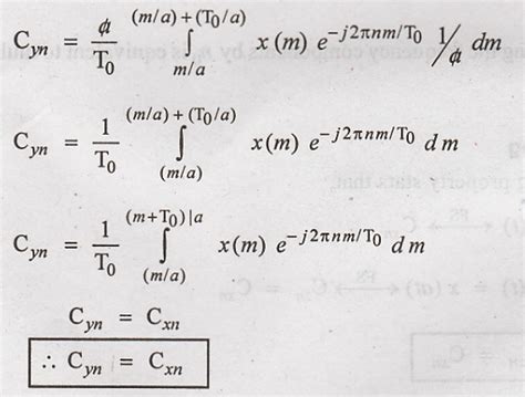 Properties Of Fourier Series Parsevals Power Theorem
