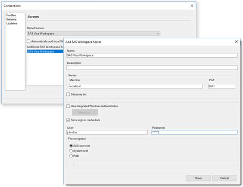 Speed Dialing Connecting Sas Enterprise Guide To A Containerized Sas Sas Support Communities