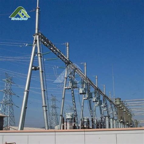Tainuo 138kv Electrical Substation Gantry Q355ba572 Material