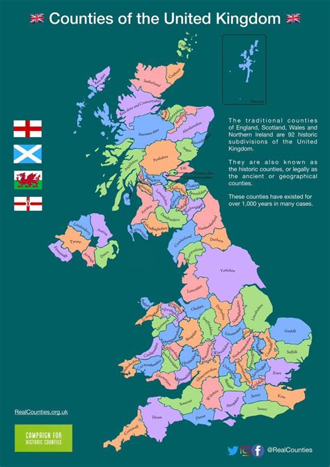 Historic Counties Of The United Kingdom Maps On The Web