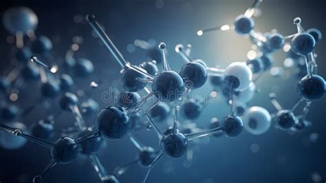 Abstract Black Atom Molecule Structure Stock Illustration Illustration Of Energy Technology