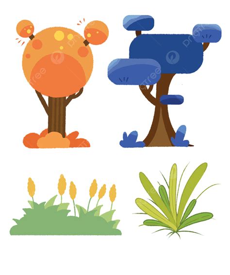 Gambar Semak Lucu Png Vektor Psd Dan Clipart Dengan Background