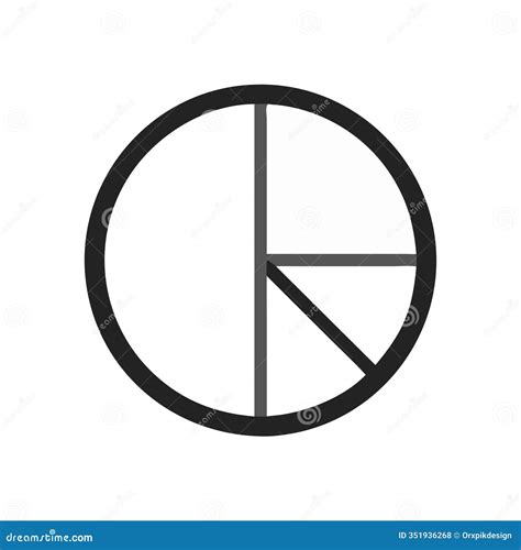 Fraction Symbol Icon For Math Stock Vector Illustration Of Knowledge