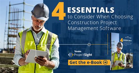 Trimble Projectsight On Linkedin 4 Essentials To Consider When Choosing Construction Project