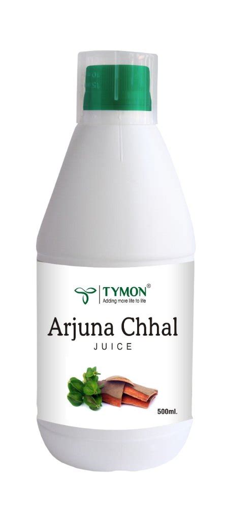 Tymon Arjuna Chhal Juice Packaging Type Bottle Packaging Size 500