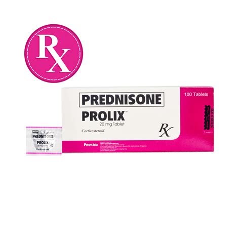 Prolix Prednisone 20mg Tablet 1s