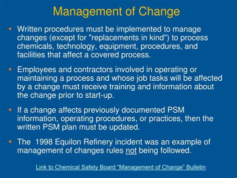 PPT Process Safety Management PSM PowerPoint Presentation Free Download ID
