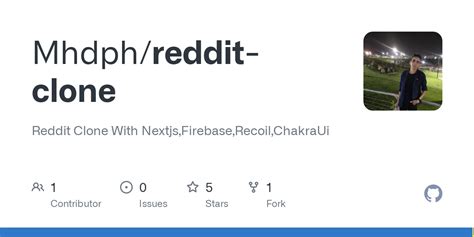 Github Mhdphreddit Clone Reddit Clone With Nextjsfirebaserecoil