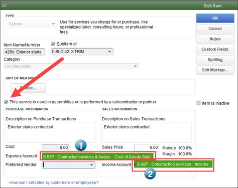 quickbooks items the secret to quickbooks job costing