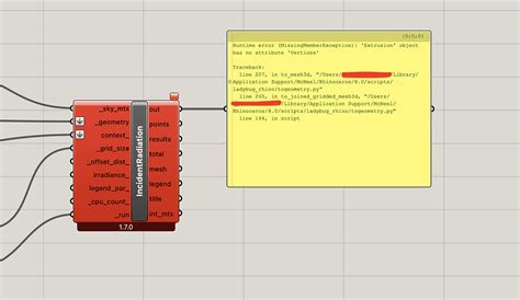 Extrusion Has No Attribute Vertices Grasshopper Mcneel Forum