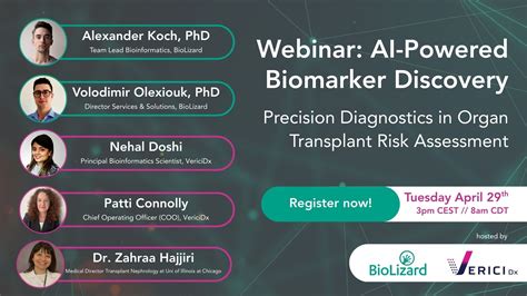 Webinar Ai Powered Biomarker Discovery Precision Diagnostics In Organ