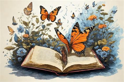 Premium Photo An Open Book With A Tree Growing Out Of It