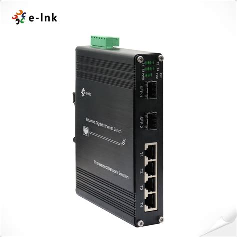 Industrial 4 Port 10 100 1000base T 2 Port 1000base X Ethernet Switch